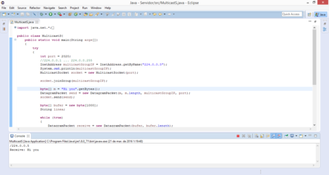 MulticastSocket (Datagram Socket UDP) | Operating systems, scripting ...