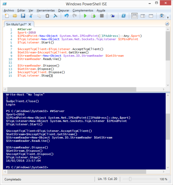 Send Time Between Server And Clients Using Powershell Sockets Tcp Operating Systems