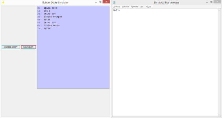 HAK5 USB Rubber Ducky Simulator | Operating systems, scripting ...