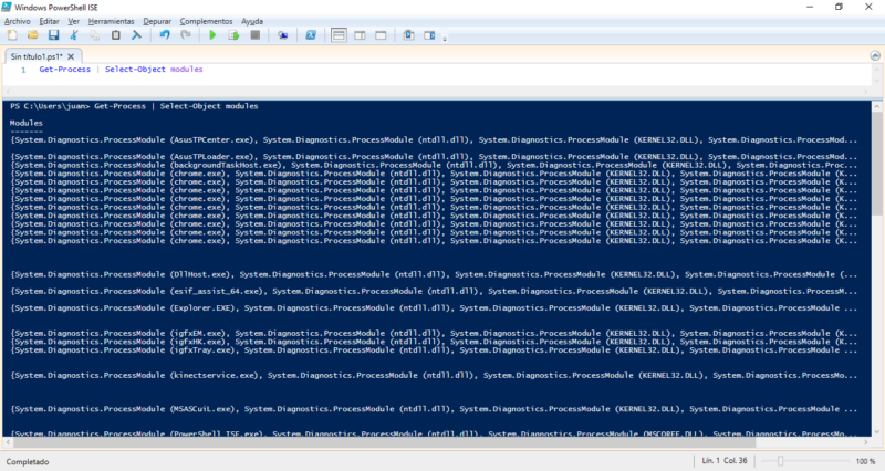 Getting List Of Modules Loaded By Process Operating Systems Scripting Powershell And