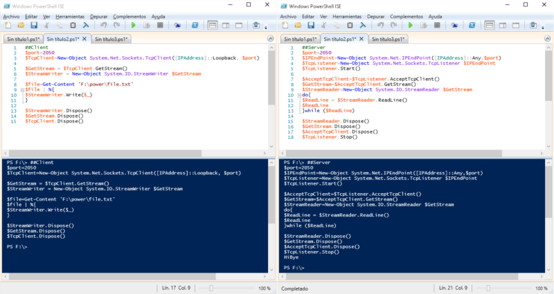 Transfer content file between server and client using PowerShell ...