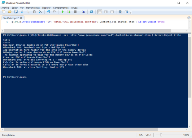 Leer RSS Feeds | Operating systems, scripting, PowerShell and security | jesusninoc.com