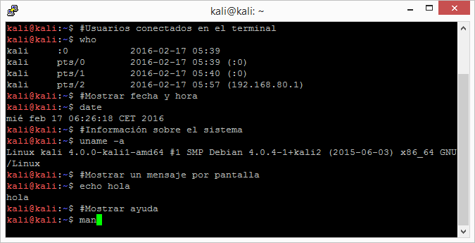 Comandos básicos Linux | Operating systems, scripting, PowerShell and ...