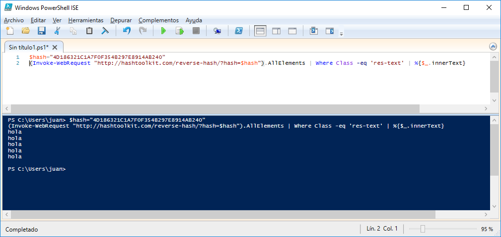 Reverse hash (MD5/SHA1) | Scripting and security | jesusninoc.com Reverse hash (MD5/SHA1) | Scripting and security | jesusninoc.com