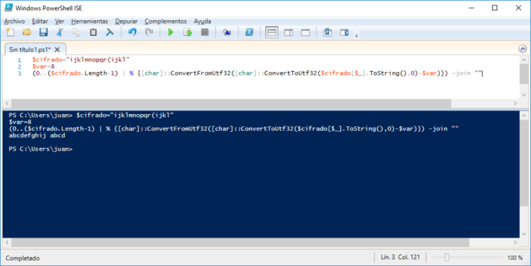 Algoritmo de descifrado sencillo | Operating systems, scripting, PowerShell and security ...