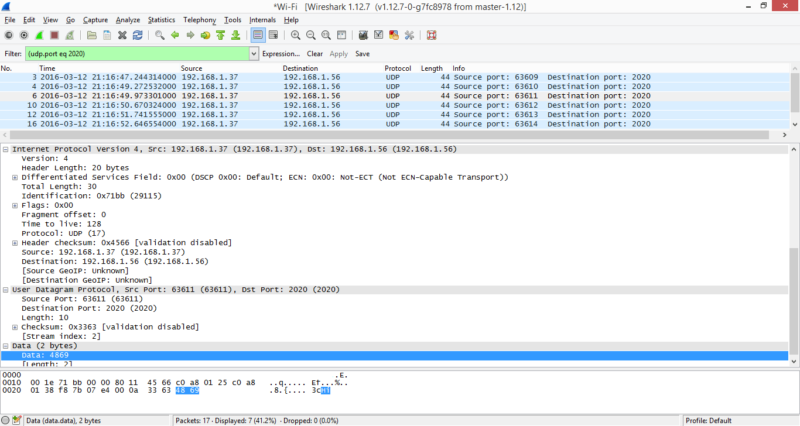 Análisis De Conexiones Udp Con Wireshark Operating Systems Scripting Powershell And Security