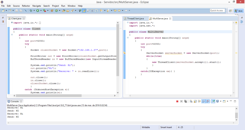 Multiserver and clients (Sockets TCP and threads) | Operating systems ...