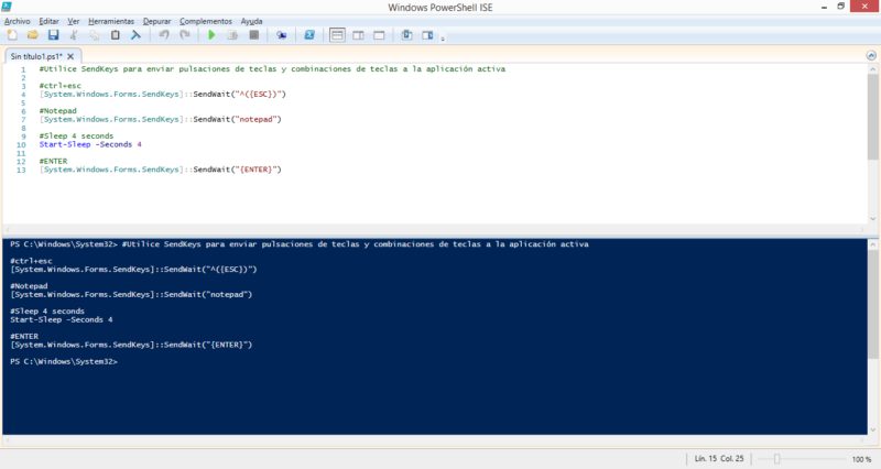 Introducción a SendKeys | Operating systems, scripting, PowerShell and security | jesusninoc.com