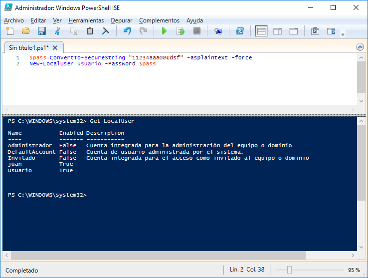 Crear un usuario local con contraseña en Windows 11 con PowerShell ...