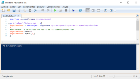 Leer el texto contenido dentro de un fichero mediante la voz del Sistema Operativo | Operating ...