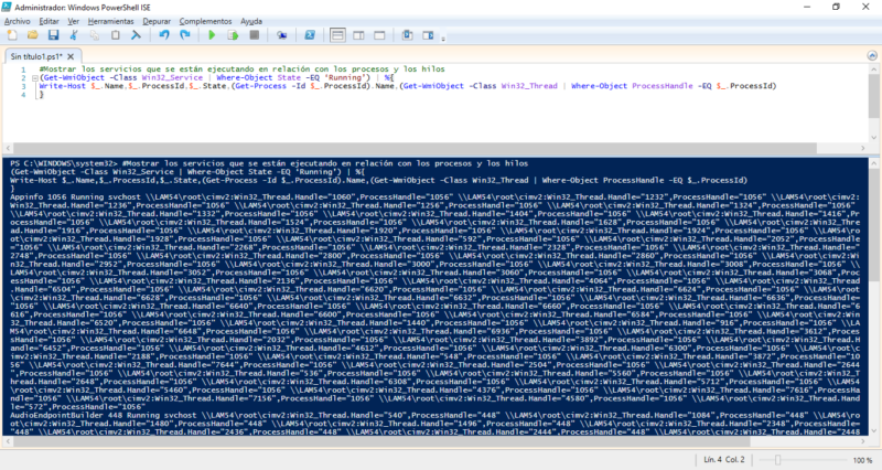 Analizar servicios con PowerShell | Operating systems, scripting, PowerShell and security ...