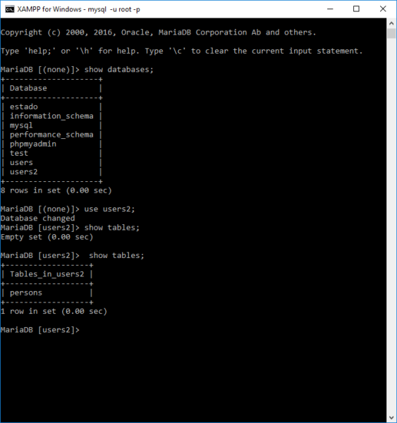 Crear Una Tabla En Una Base De Datos En Mysql Con Powershell Operating Systems Scripting