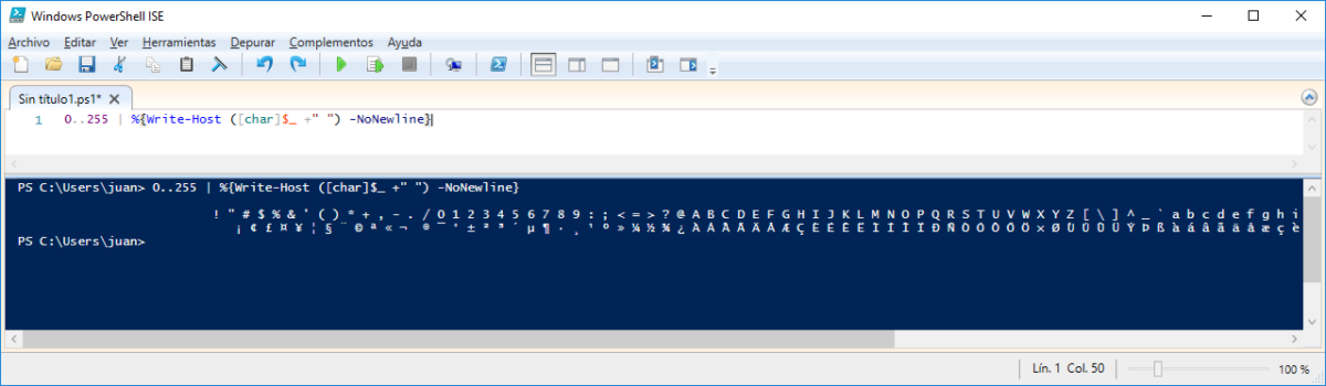 Use Powershell To Display Ascii Characters Operating Systems Scripting Powershell And