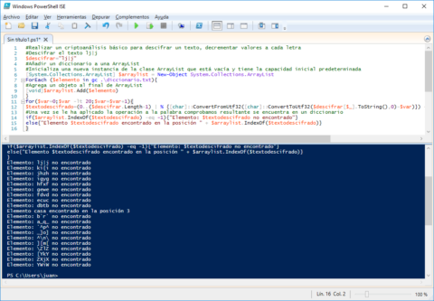Criptoanálisis básico con PowerShell (parte 1) | Operating systems ...