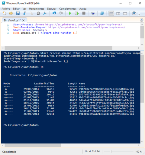 Descargar imágenes desde Pinterest con PowerShell | Operating systems ...