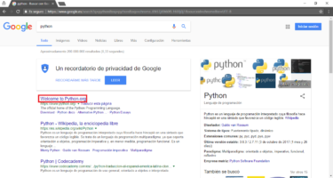 Realizar búsquedas leyendo desde un fichero y pulsar sobre un enlace en el navegador desde ...