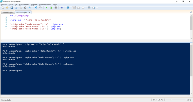 Ejecutar Código Php Desde Powershell Operating Systems Scripting Powershell And Security