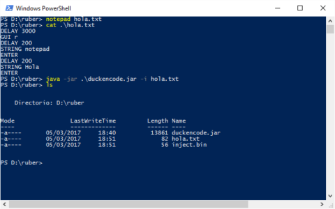 Scripts en Rubber Ducky (parte 1) | Operating systems, scripting, PowerShell and security ...