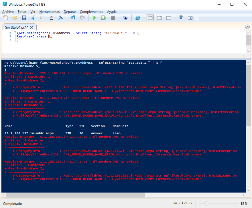 9. Gestión de la red en PowerShell (nivel intermedio) | Scripting and security | jesusninoc.com