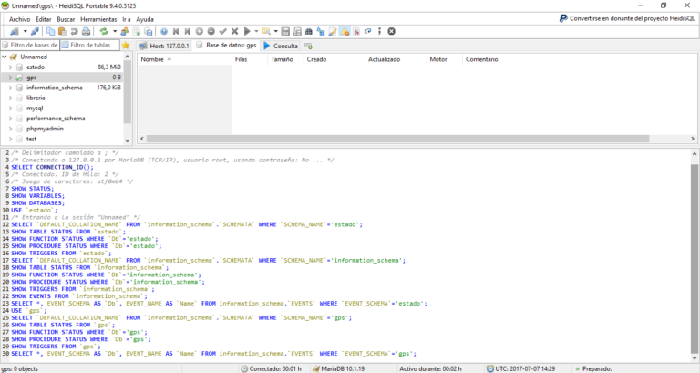 Arrancar Mysql Y Conectarse Con Heidisql Operating Systems Scripting Powershell And Security