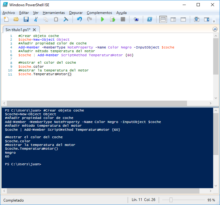 2. Programación en PowerShell (nivel intermedio) | Operating systems ...