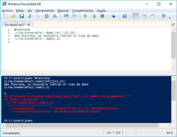 Realizar Una Suma Con Linq En Powershell Operating Systems Scripting Powershell And Security