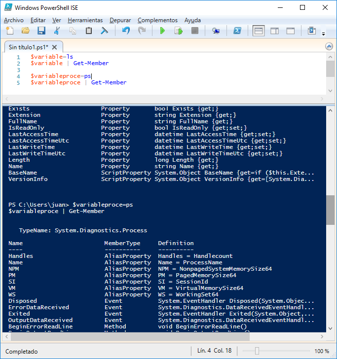2. Programación en PowerShell (nivel intermedio) | Operating systems ...