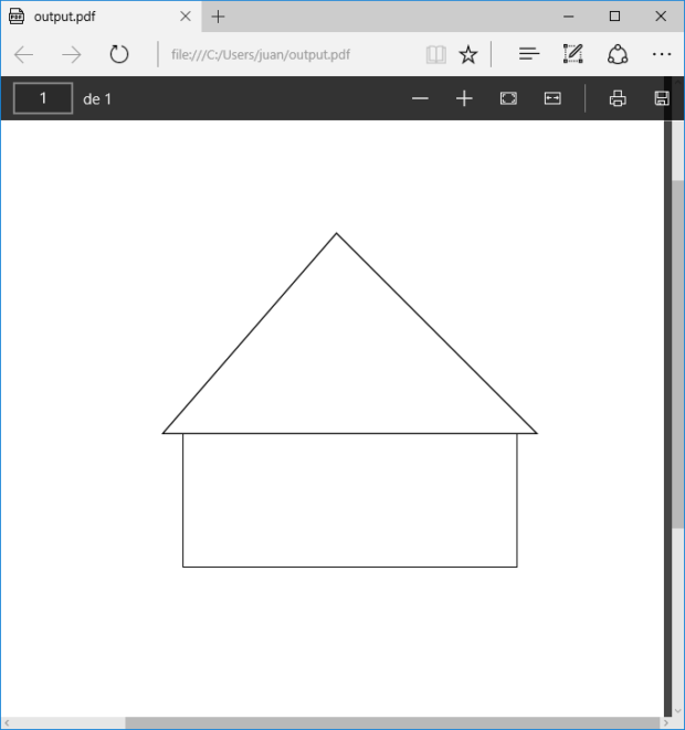 Dibujar Una Casa Dentro De Un Pdf Utilizando Powershell Operating Systems Scripting