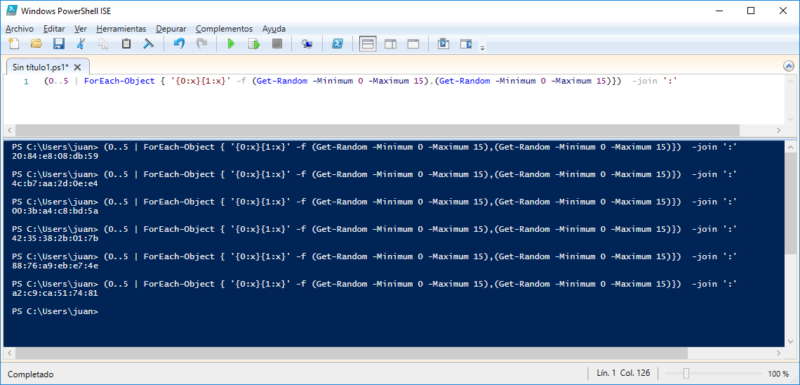 Generar direcciones MAC con PowerShell | Operating systems, scripting, PowerShell and security ...