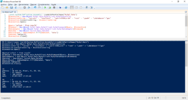 Ejercicios de PowerShell: crear una base de datos llamada gps y ...