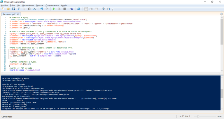 Crear un fichero HTML con el contenido de la tabla posts de WordPress ...