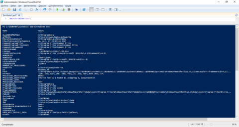 Mostrar las variables de entorno con PowerShell | Operating systems, scripting, PowerShell and ...