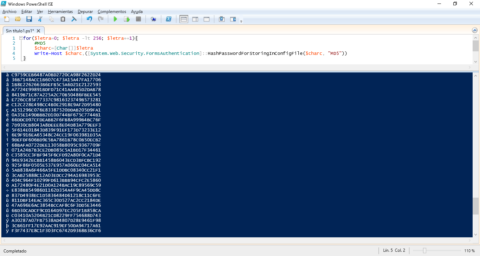 ASCII code to MD5 (System.Web.Security.FormsAuthentication) | Operating systems, scripting ...