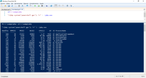 Ejecutar en PHP un cmdlet de PowerShell en Base64 | Operating systems, scripting, PowerShell and ...