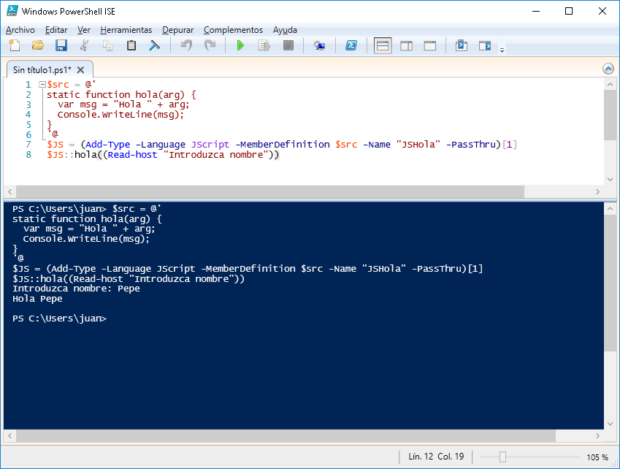 Utilizar Funciones De Javascript En Powershell Operating Systems Scripting Powershell And
