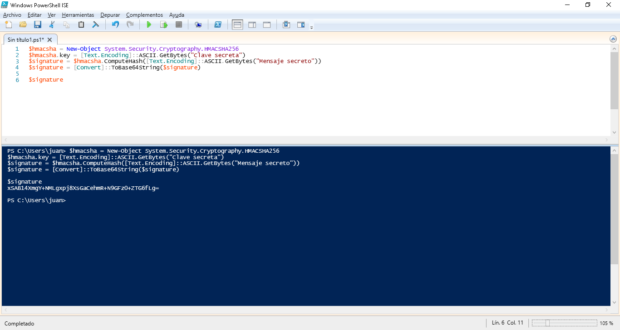 Generar Hmac Sha256 Con Powershell Operating Systems Scripting Powershell And Security