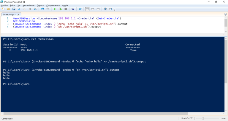 Crear y ejecutar un script en el router de fibra óptica MitraStar GPT ...