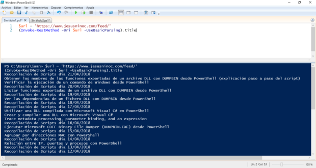 Get RSS feed from jesusninoc.com (new version) | Operating systems, scripting, PowerShell and ...