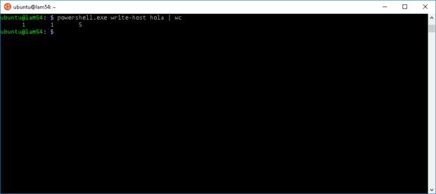 Combinar Un Cmdlet De Powershell Con Un Comando En Bash Mediante Wsl Desde Ubuntu Operating