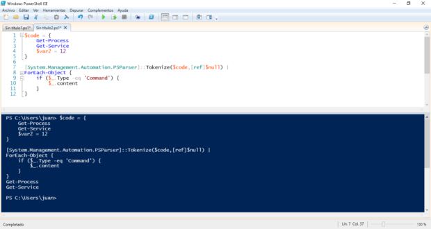 Encontrar cmdlets en un código de PowerShell | Operating systems, scripting, PowerShell and ...