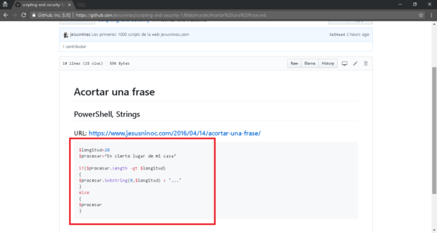 Ejecutar un script en PowerShell que está en un fichero MD en Github | Operating systems ...