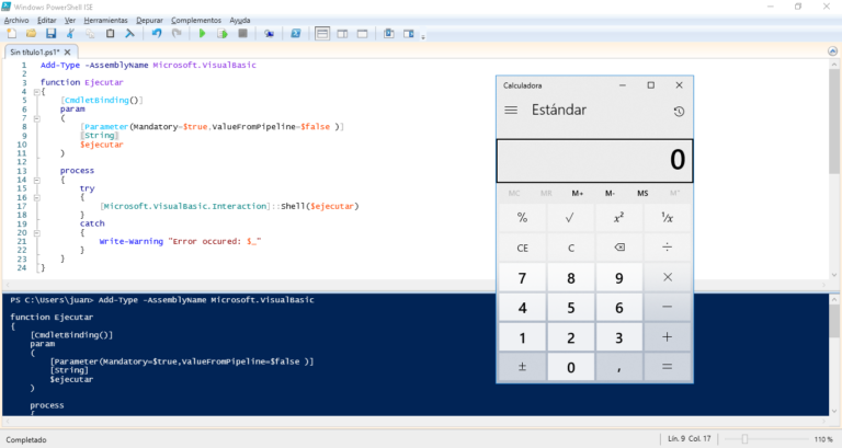 Ejecutar Un Programa Utilizando Visual Basic Desde Powershell Operating Systems Scripting