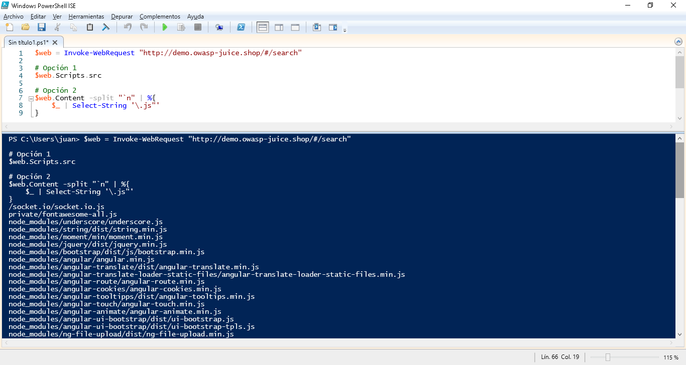Obtener con PowerShell los enlaces a los scripts en JavaScript ...