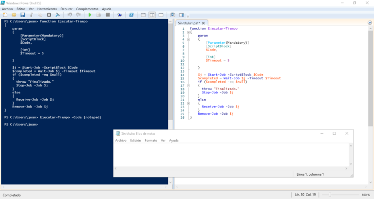 Ejecutar un código de PowerShell con un tiempo de espera | Operating systems, scripting ...