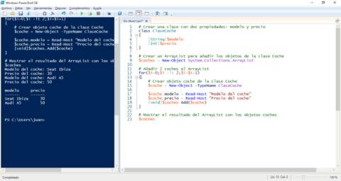 Crear un array (ArrayList) en PowerShell y añadir objetos | Operating ...