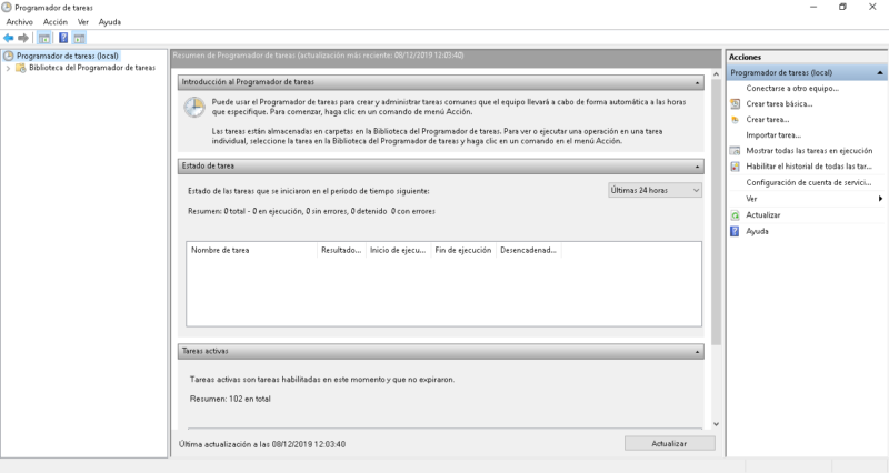 Crear Una Tarea Programada En Windows Que Ejecute Un Script De Powershell Cada 10 Minutos De