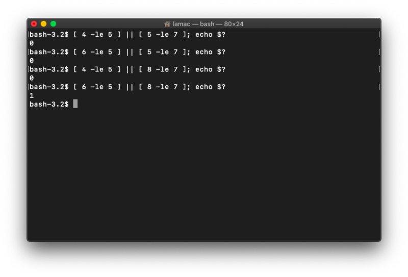 Operaciones lógicas en Bash | Operating systems, scripting, PowerShell and security | jesusninoc.com