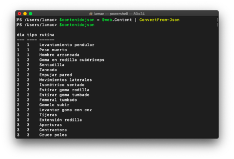 Importar contenido JSON desde una web, convertirlo y guardarlo a CSV, modificarlo y volver a ...