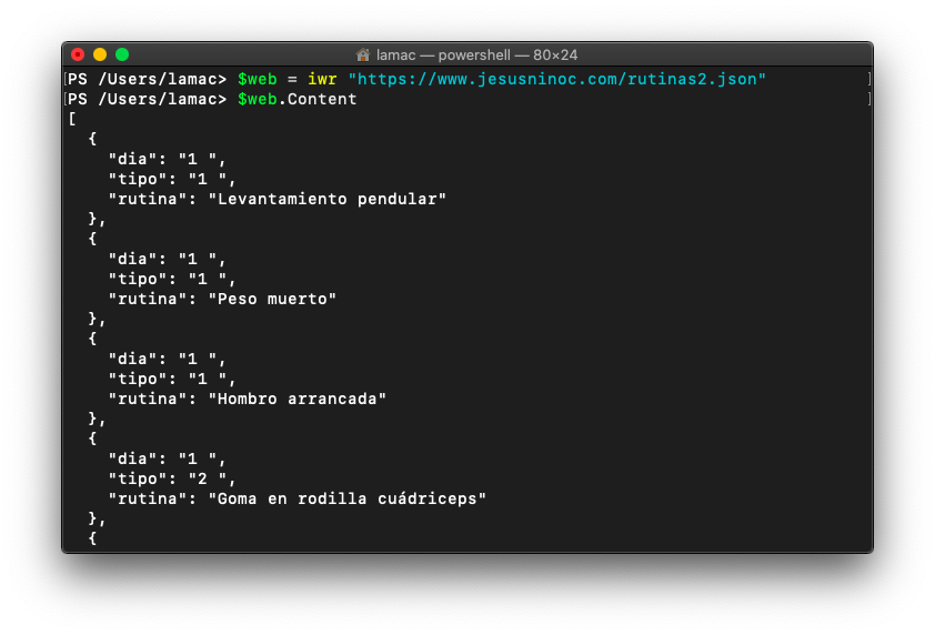 Importar contenido JSON desde una web, convertirlo y guardarlo a CSV ... Importar contenido JSON desde una web, convertirlo y guardarlo a CSV ...
