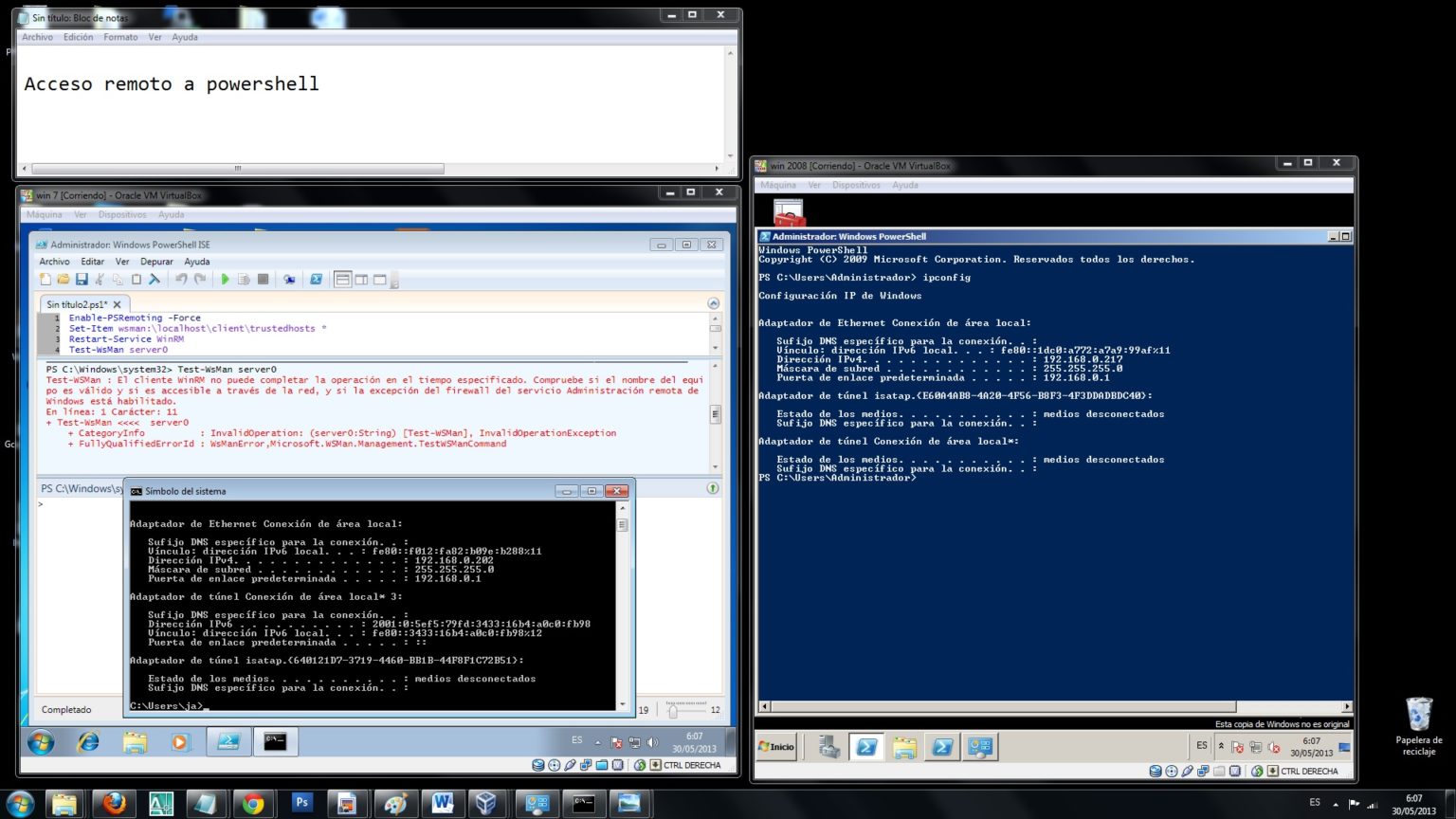 Pasos para configurar el Acceso Remoto en PowerShell | Operating systems, scripting, PowerShell ...